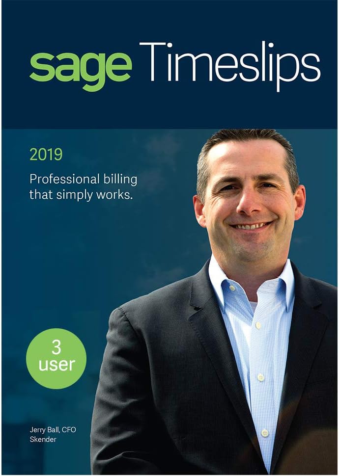 Amazon.com: Sage Timeslips 2019, Time Tracking and Billing Software ...