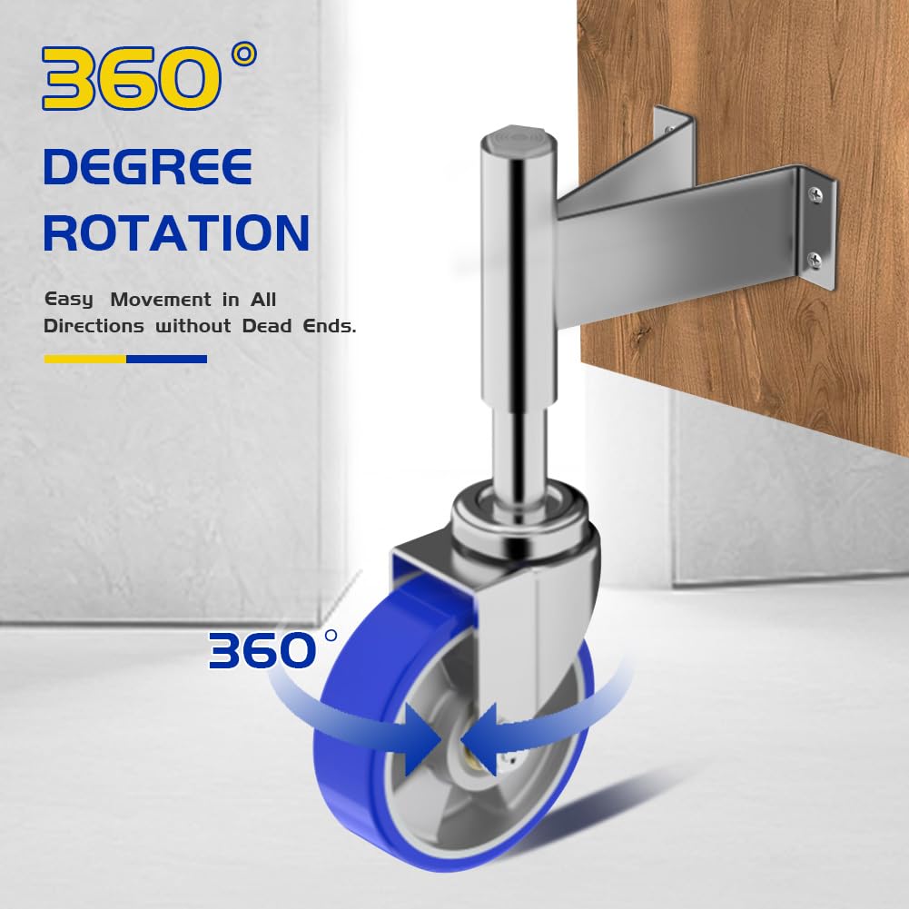 Snapklik.com : USCaster Gate Wheel 4inch Gate Caster For Wooden Gate ...