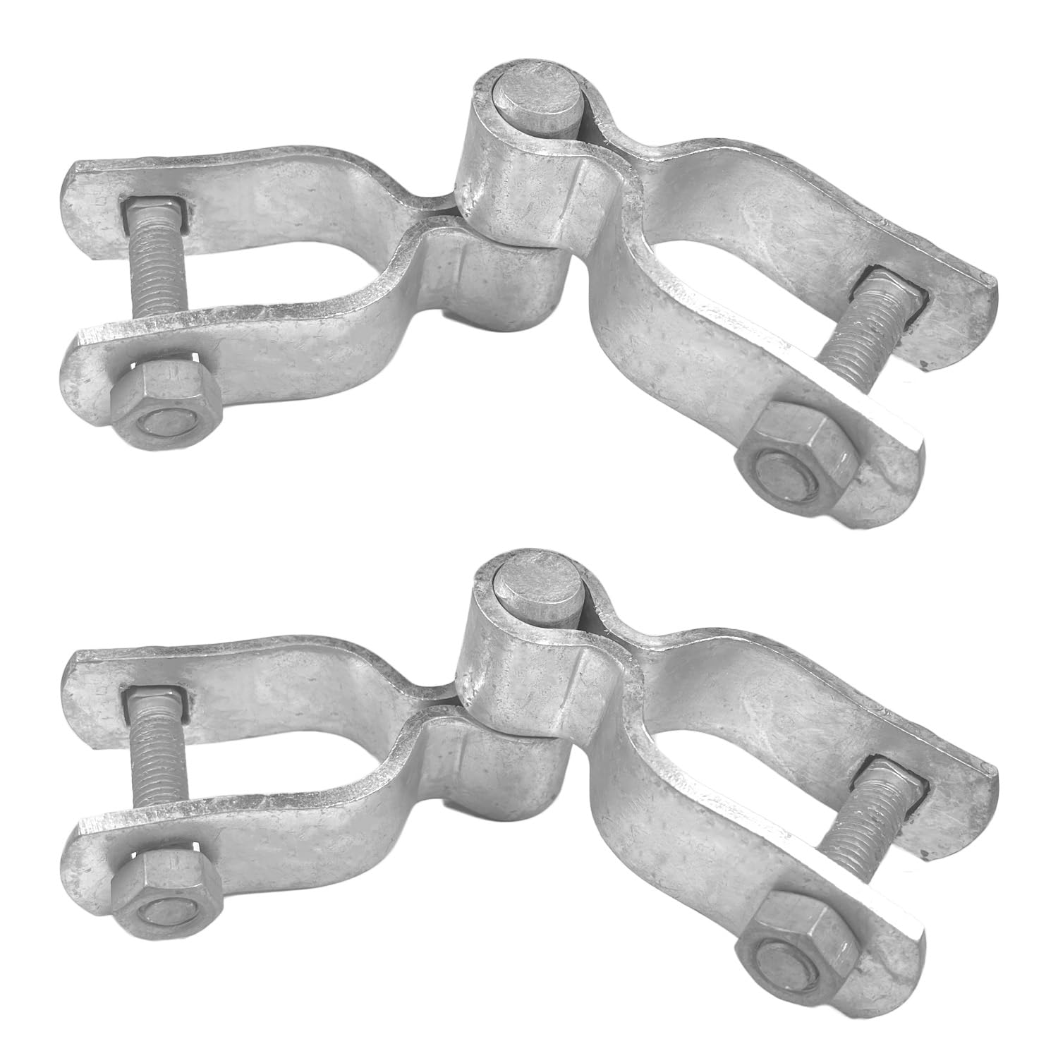 Amazon.com: [Pack of 2] 1-5/8" x 1-5/8" Chain Link Fence Gate Post ...