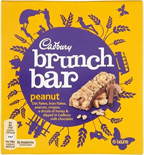 Amazon.com : Cadbury Brunch Bar Peanut (6x32g) : Grocery & Gourmet Food