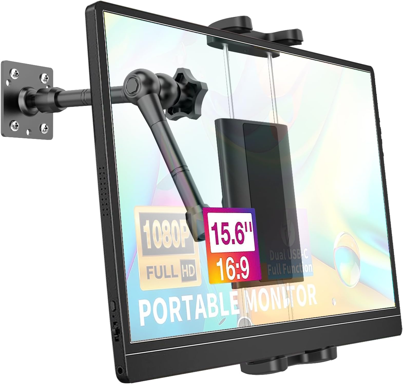 Amazon.com: Wukanleng Single Monitor Desktop/Wall Mount Stand - Fits 4. ...