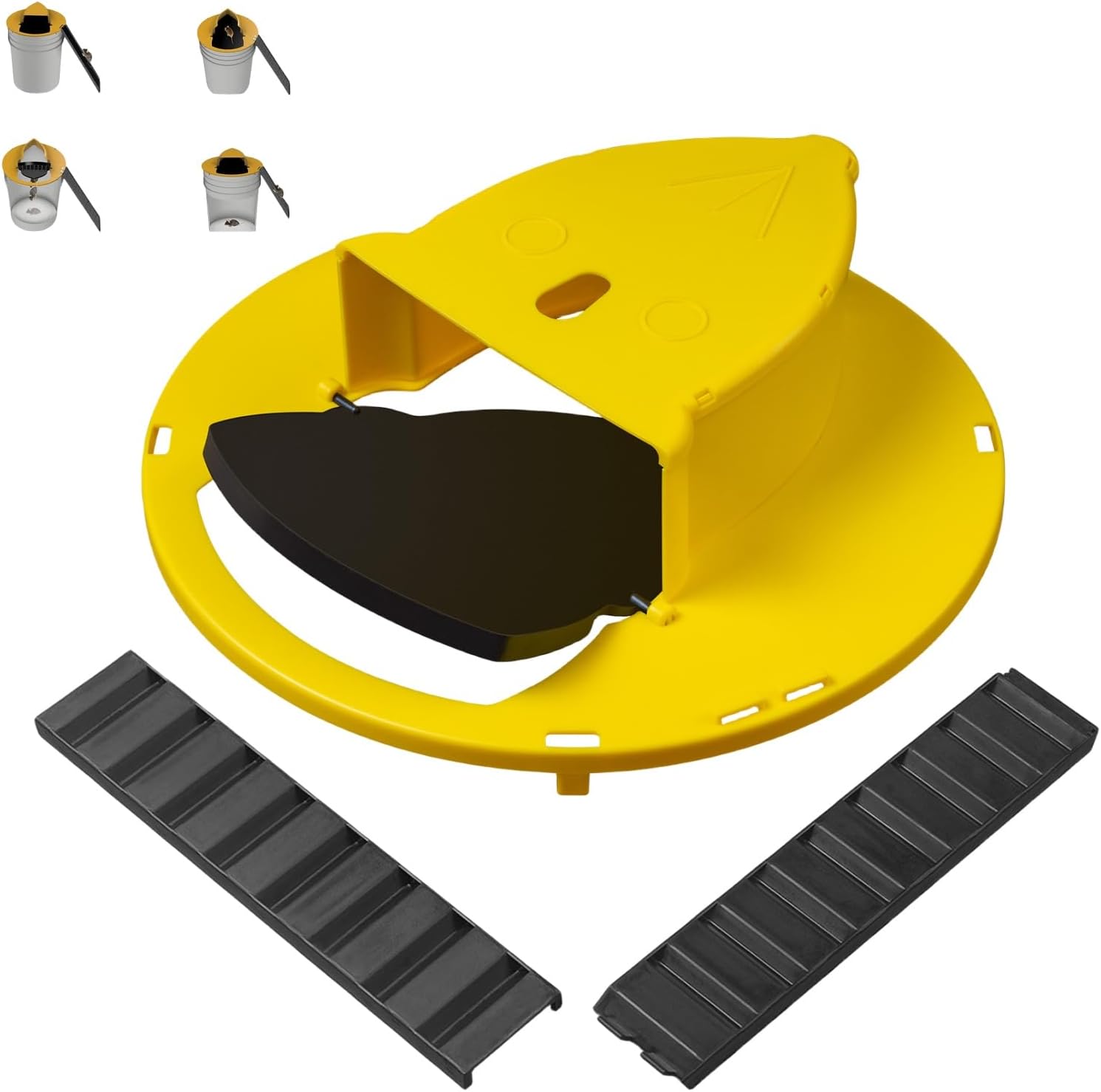 Amazon.com : Mouse Trap Bucket Flip Lid, Multi Catch Humane Rat Trap ...