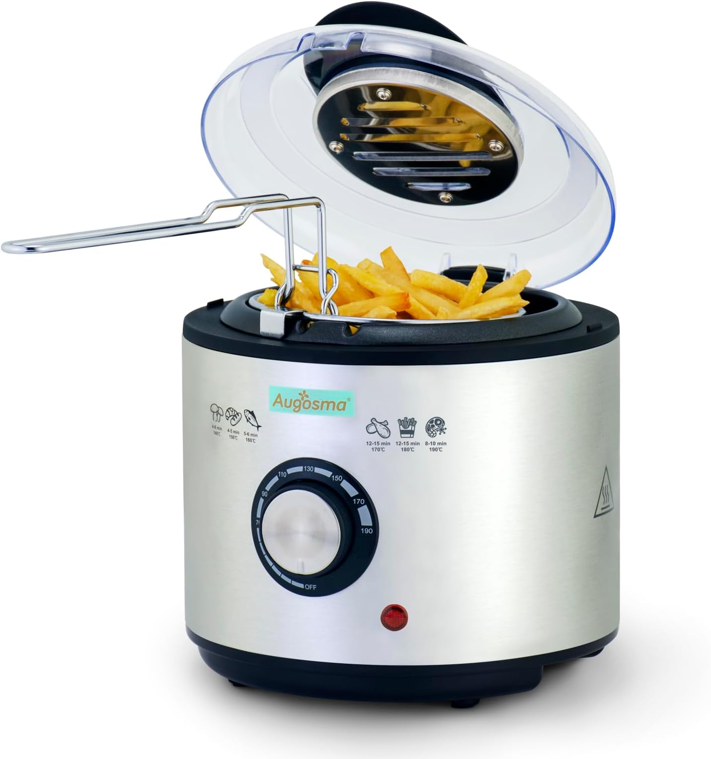 Rosenstein & Söhne Mini-friteuse avec service à fondue - 0,9 L : Amazon ...