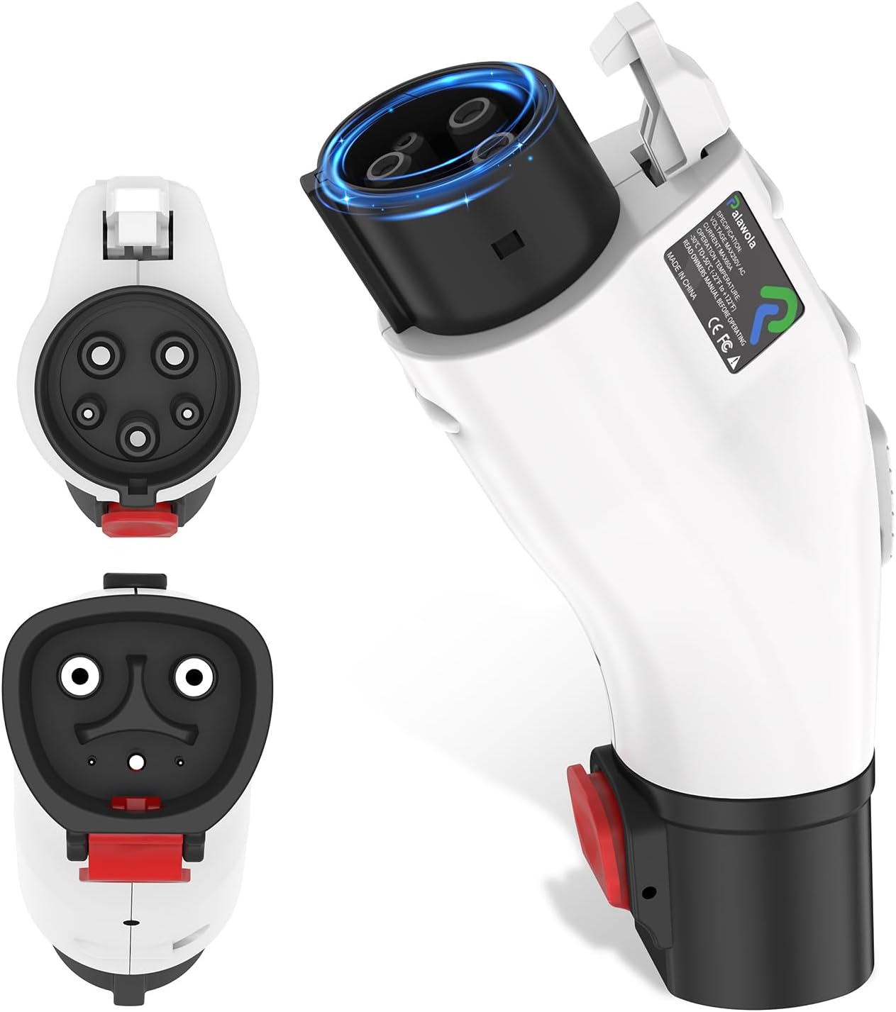 Amazon.com: Hansshow Tesla to J1772 Charging Adapter, Max 80 Amp & 250V ...