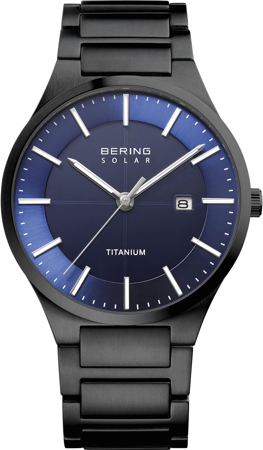 Amazon.com: BERING Men's Analogue Quartz Watch with Titanium Strap ...