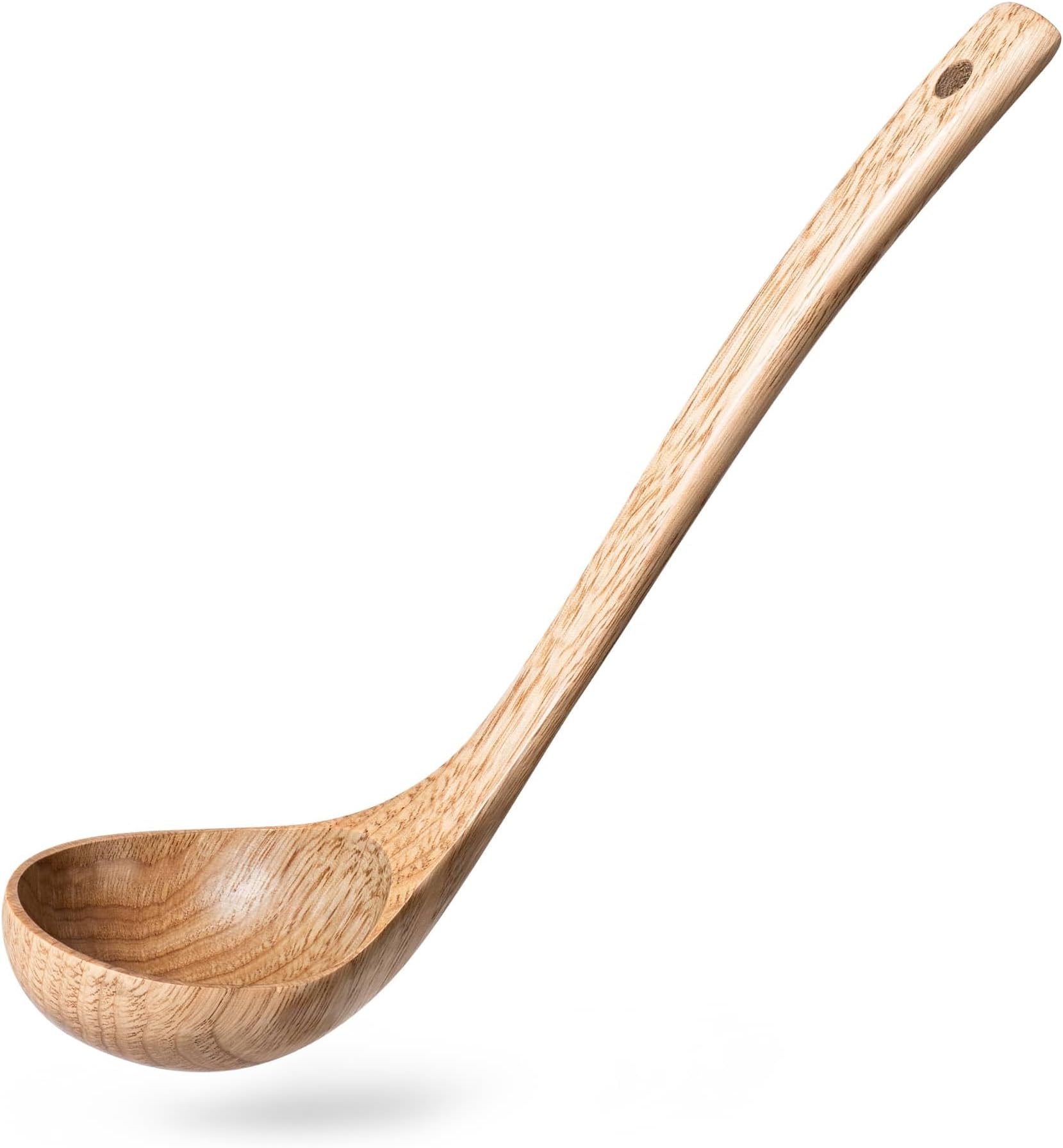 Amazon.com: Wooden Ladle for Soup - Bamboo Ladle Wooden Soup Spoons ...
