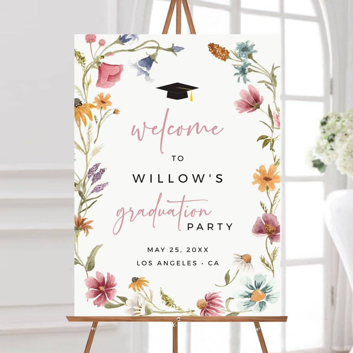 Amazon.com: Welcome Graduation Party Sign, Graduation Welcome Sign ...