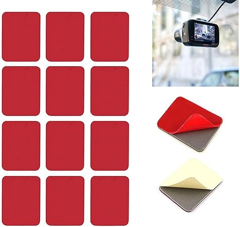 Amazon.com: BAAQII 12 Pack Dash Cam Sticky Pads Double Sided Adhesive ...