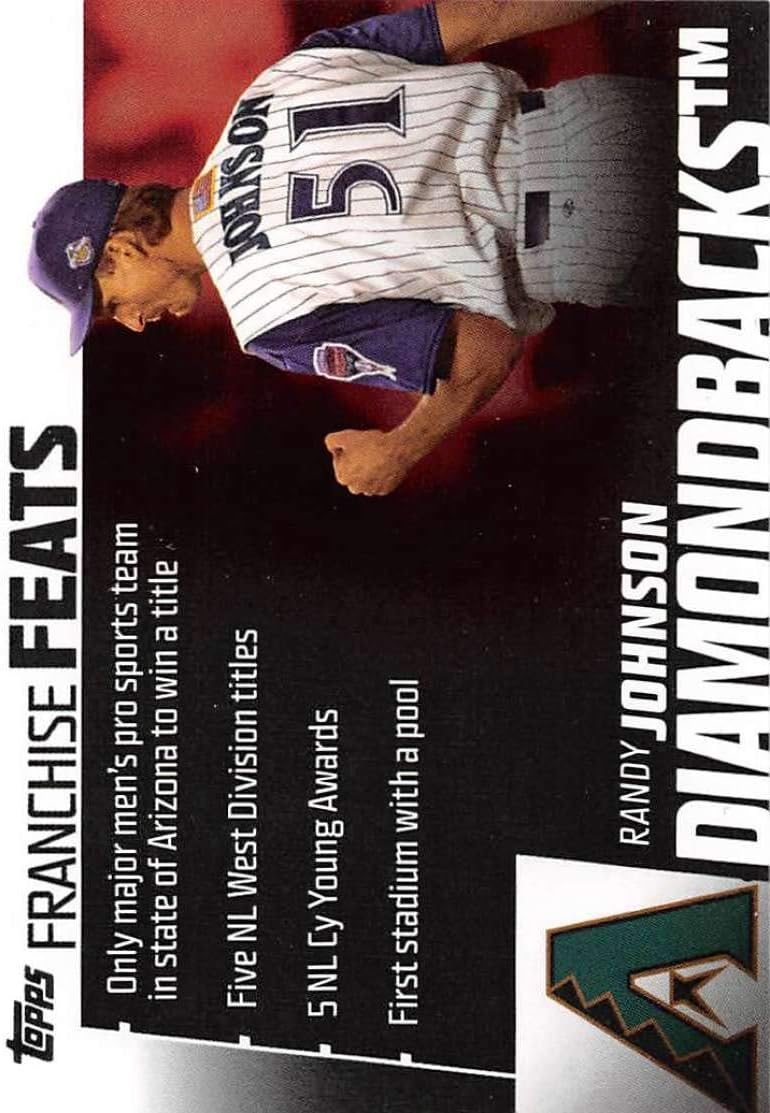 Amazon.com: 2019 Topps Franchise Feats Baseball #FF-2 Randy Johnson ...