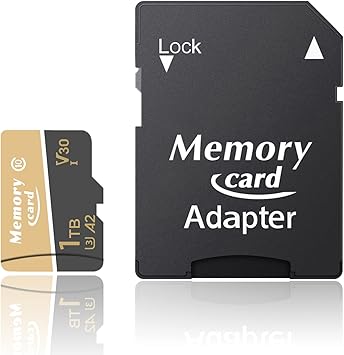 Hcnzdwe 1024GB Ultra micro card + adapter, Memory card with A2 App ...