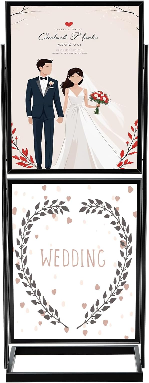 Amazon.com: Signworld Heavy Duty Floor Standing Poster Display Stand ...