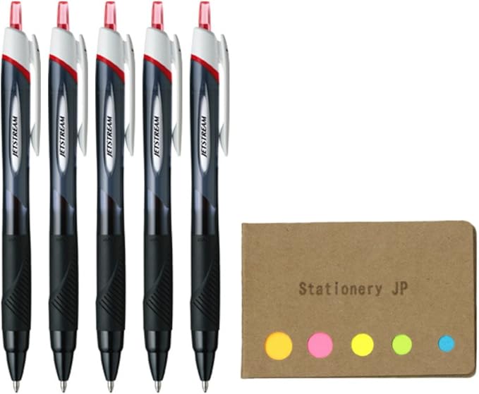 Amazon.com : Jetstream Retractable Ballpoint Pen, Bold Point 1.0mm, Red ...
