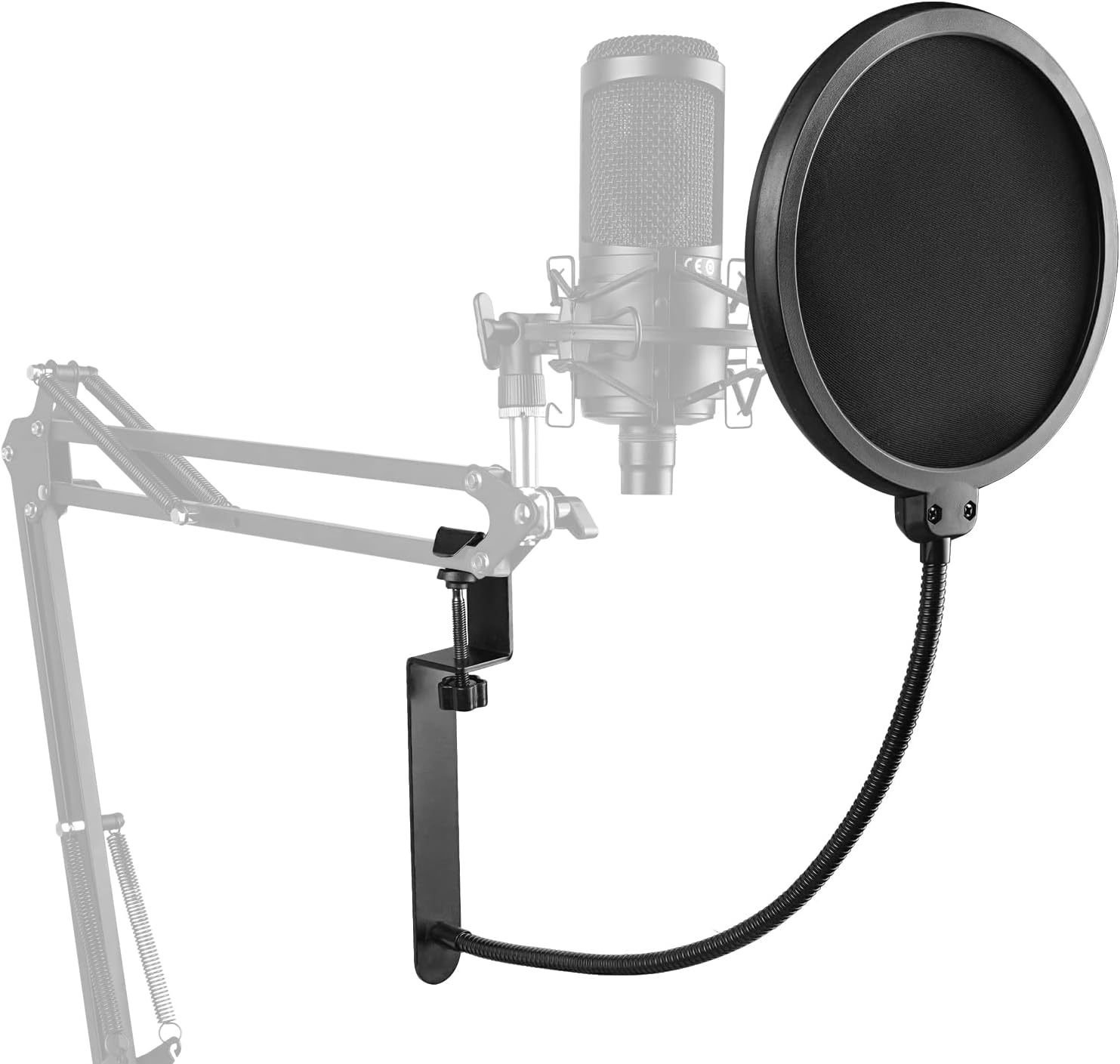 Amazon.com: Geekria for Creators Mic Pop Filter, 5 Inch Microphone ...