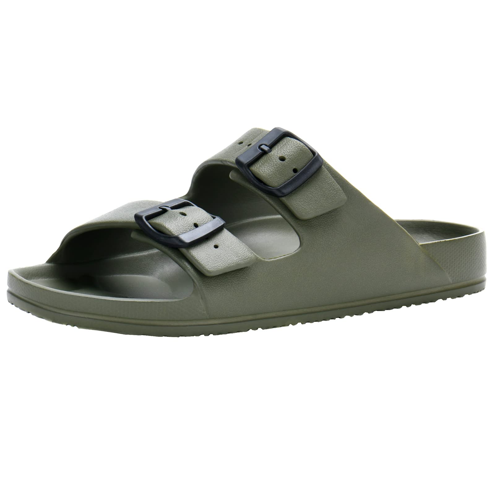 Snapklik.com : Mens Slides Adjustable Slip On Sandals,Summer Beach Pool ...