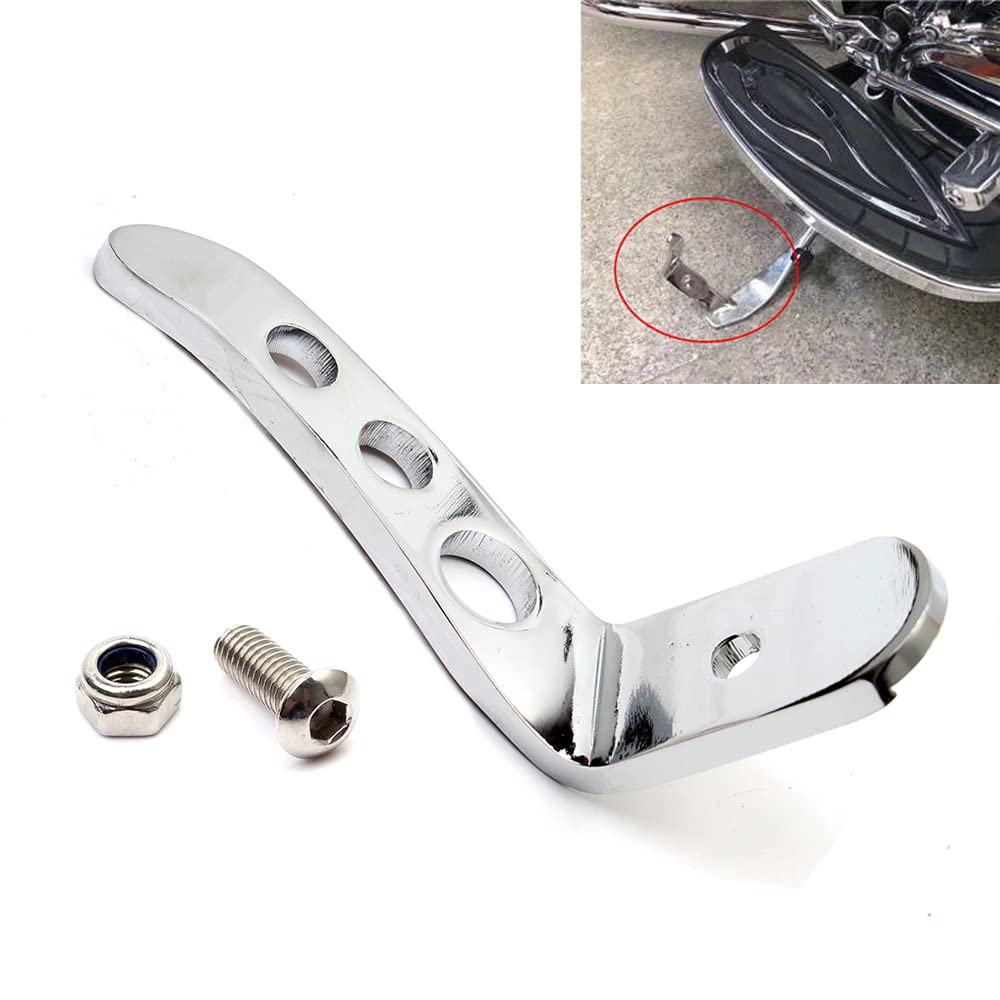 Amazon.com: HIYOYO Motorcycle Chrome Stand Kickstand Extension Kit Fit ...