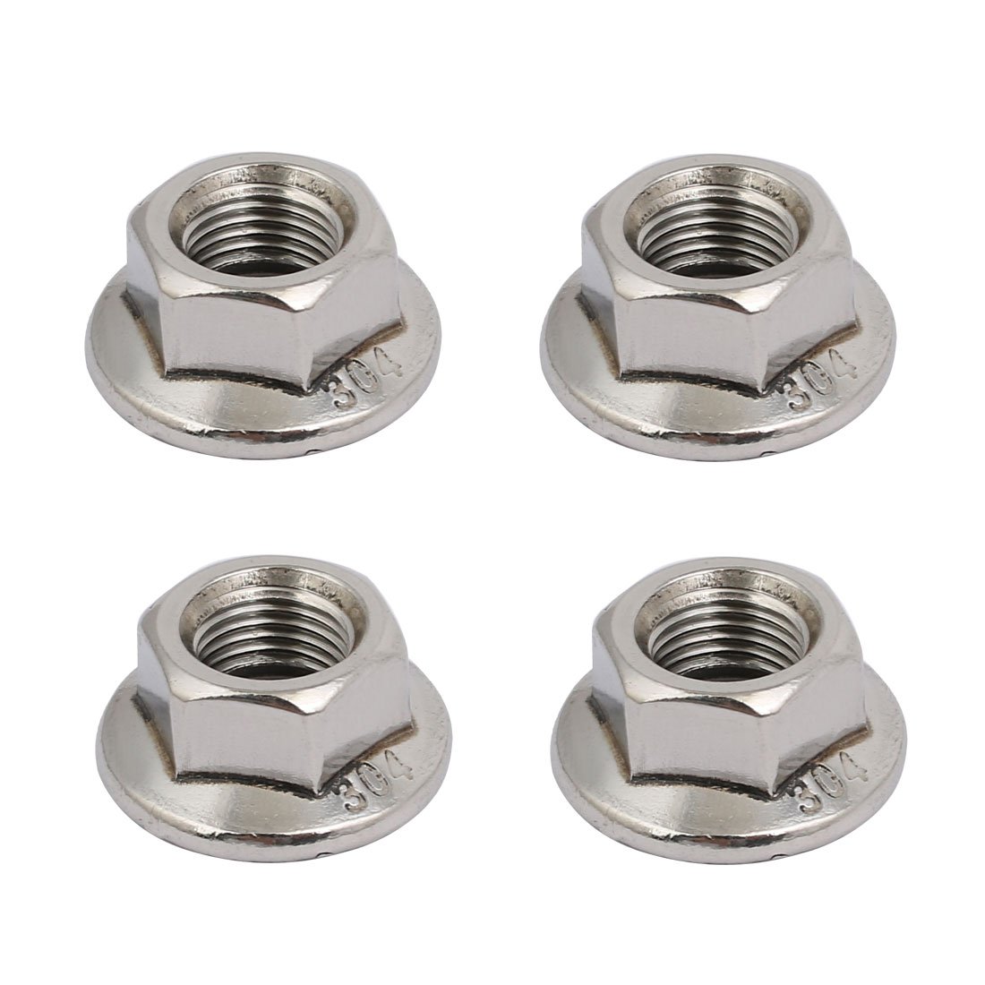 M10 Bolts And Nuts Uxcell M10x1.25mm Thread UNF Serrated Hex Flange ...