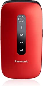 Panasonic KX-TU550EXR 4G Essentials Clamshell Mobile Phone for Elderly ...