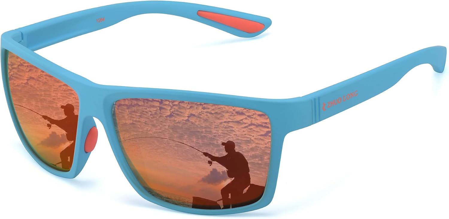 Amazon.com: ZHUO LONG Floating Polarized Sunglasses Vintage Style Sun ...