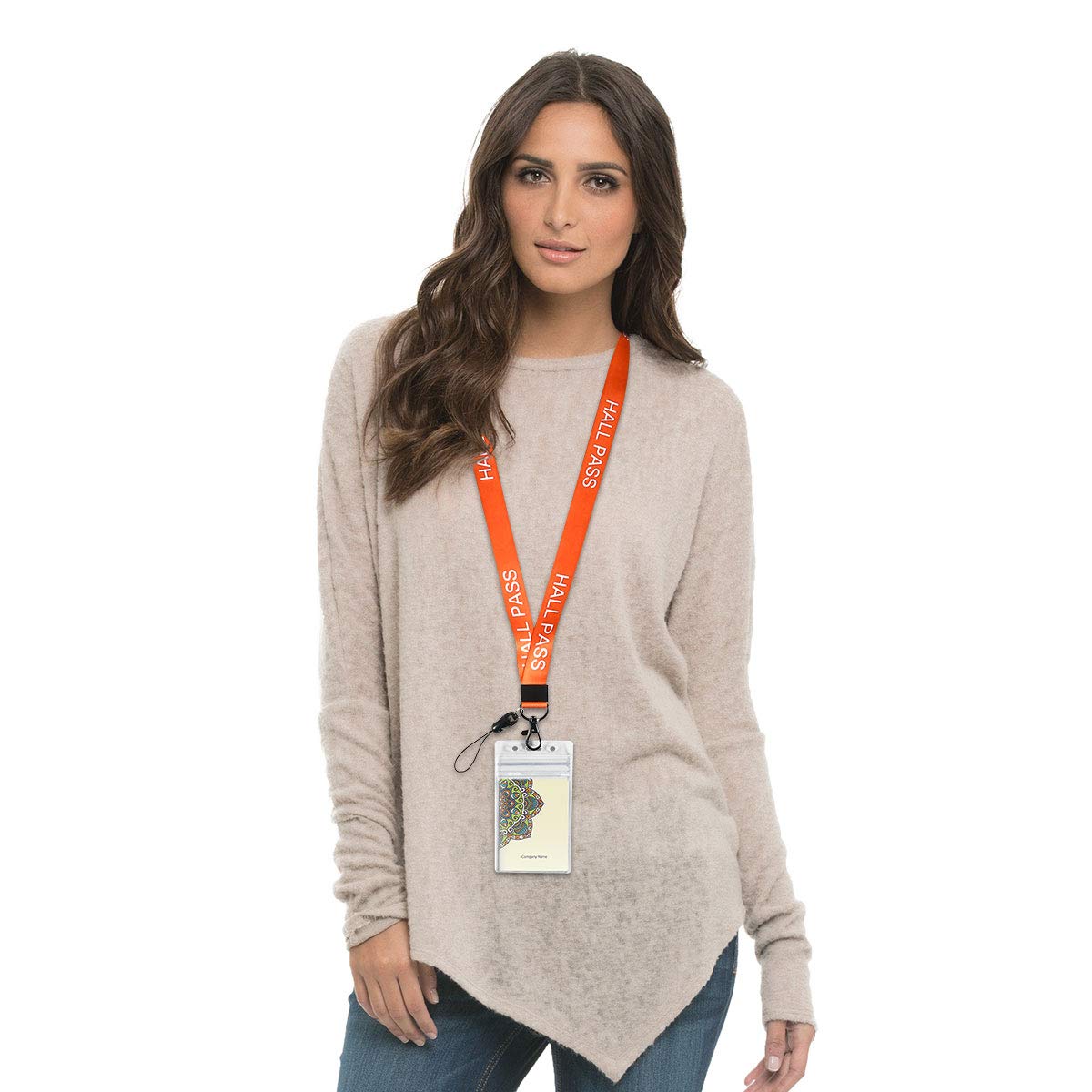 Snapklik.com : Melife 6 Pack Hall Pass Lanyards, School Passes For ...