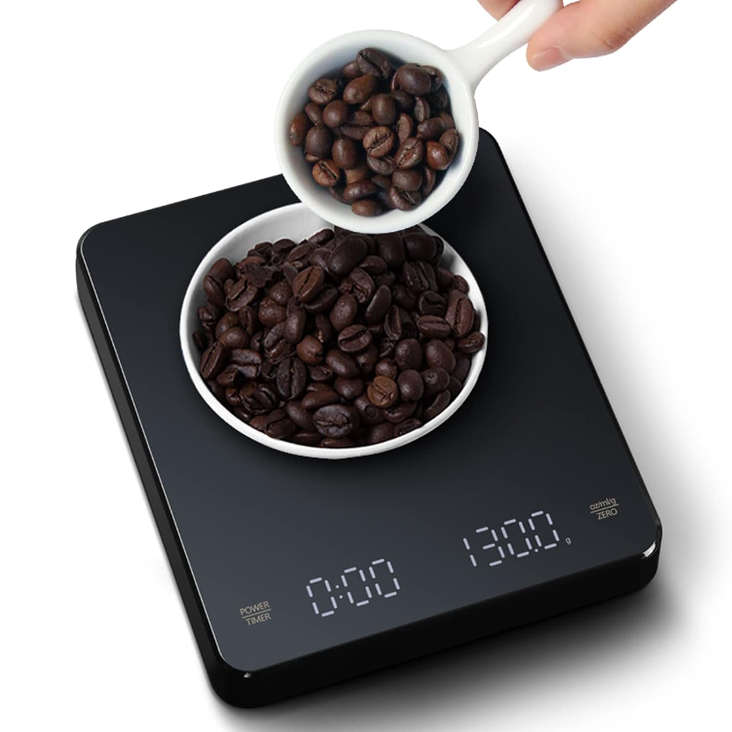 Amazon.com: Electronic Coffee Scale, Accuracy 0.1 g USB Rechargeable ...
