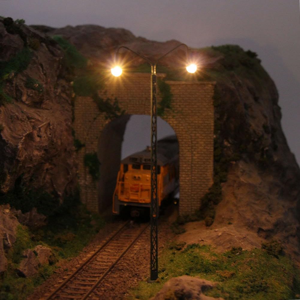 Amazon.com: 5Pcs Model Railway Lights, Lattice Mast Lamp Track Light HO ...