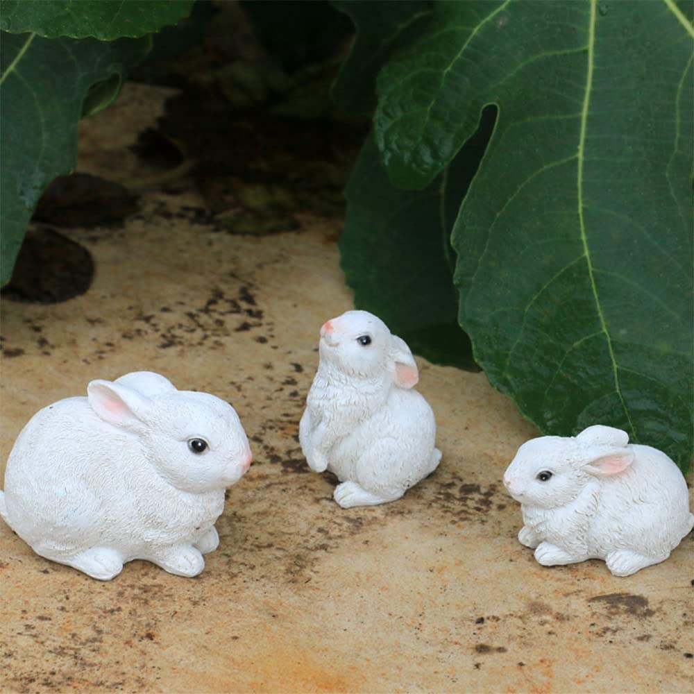 Snapklik.com : Bunny Decor Yard Decorations Outdoor, Set Of 3 Resin ...