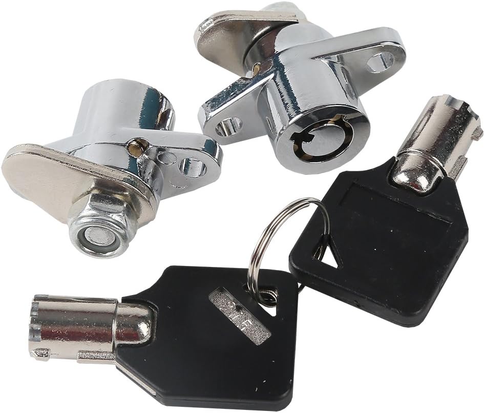 Amazon.com: XMT-MOTO Black Hard Saddlebag Locks Set fits for Harley ...