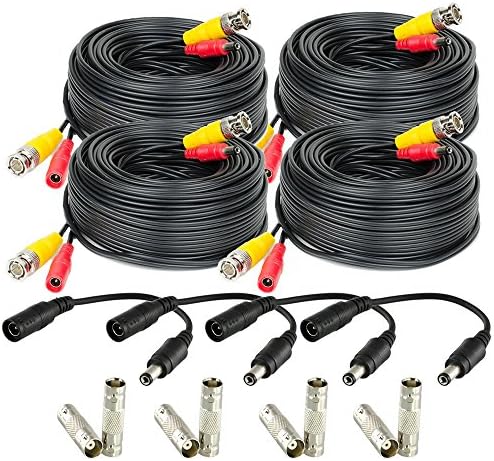 Amazon.com : Amcrest 2-Pack 60 Feet Pre-Made All-in-One Siamese BNC ...