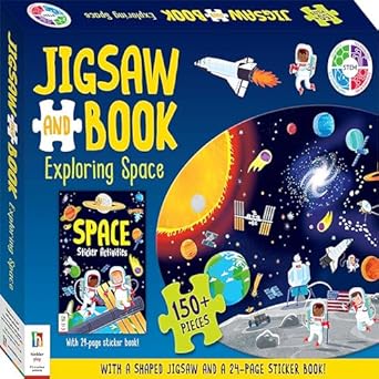 Exploring Space Book and Jigsaw Puzzle: Unknown Author: 9781488950629 ...