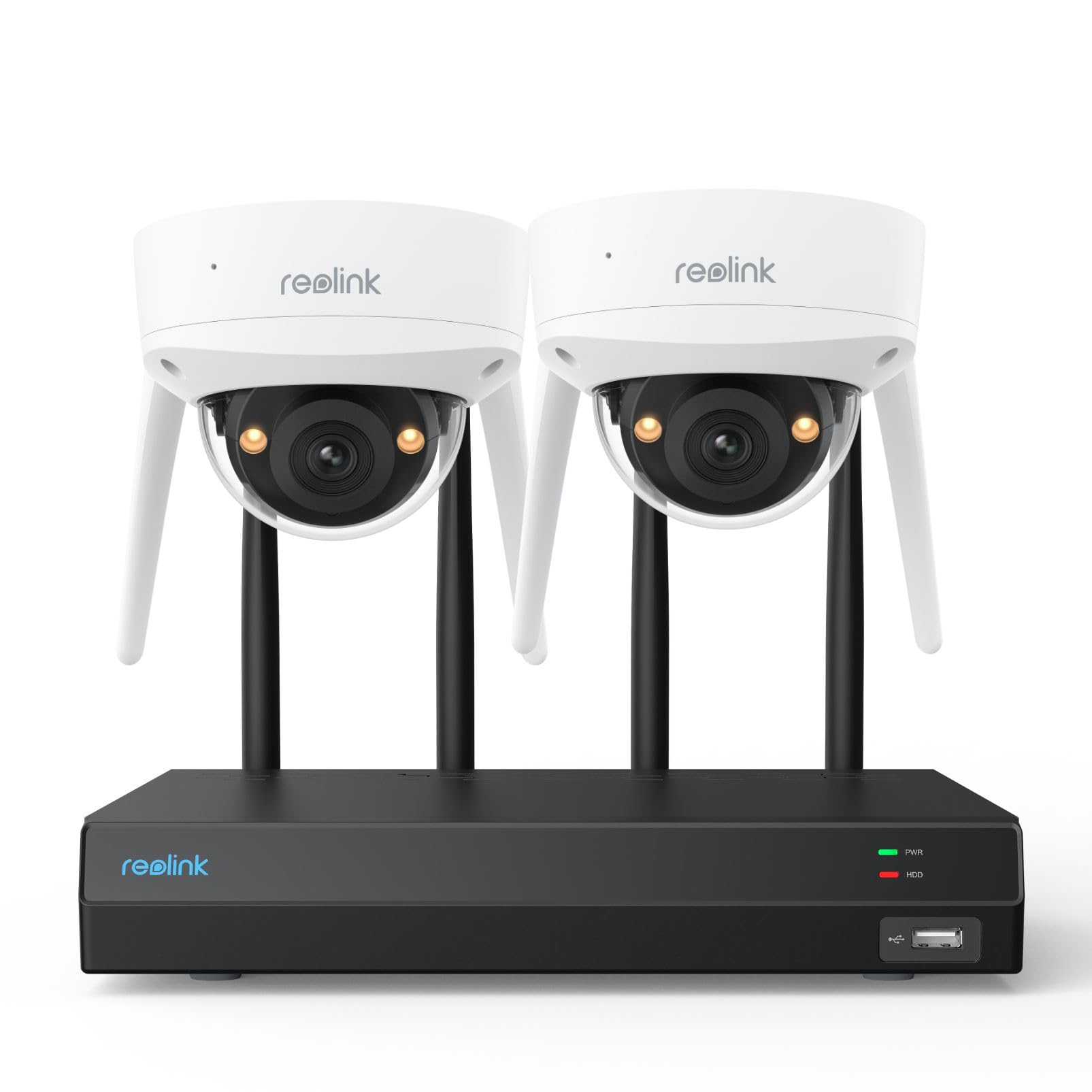 Amazon.com : REOLINK 4K Wi-Fi 6 Security Camera System, 2pcs Dome ...