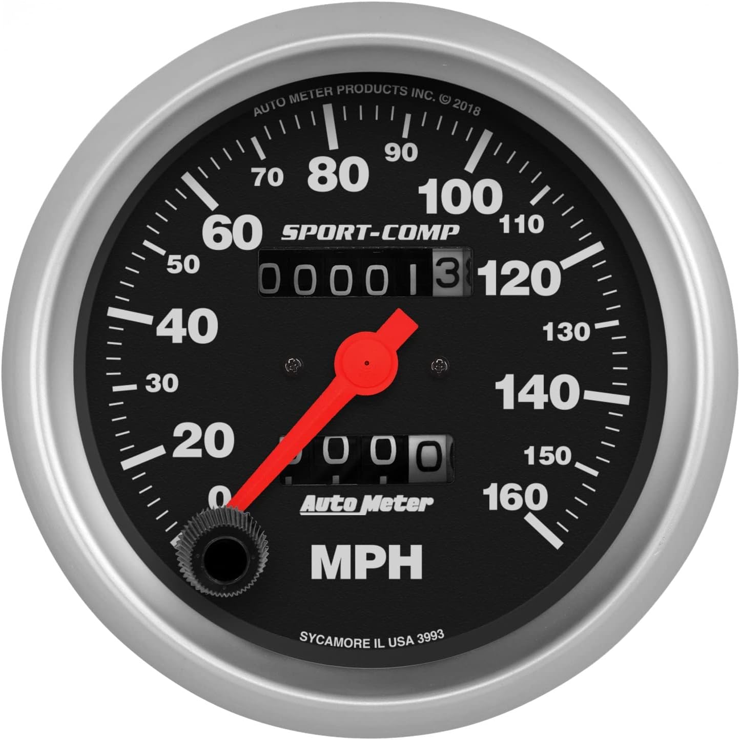 Amazon.com: AutoMeter 3993 Gauge, Speedometer, 3 3/8", 160Mph ...