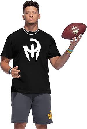 Amazon.com: adidas Men's Patrick Mahomes Signature Logo T-Shirt, Black ...