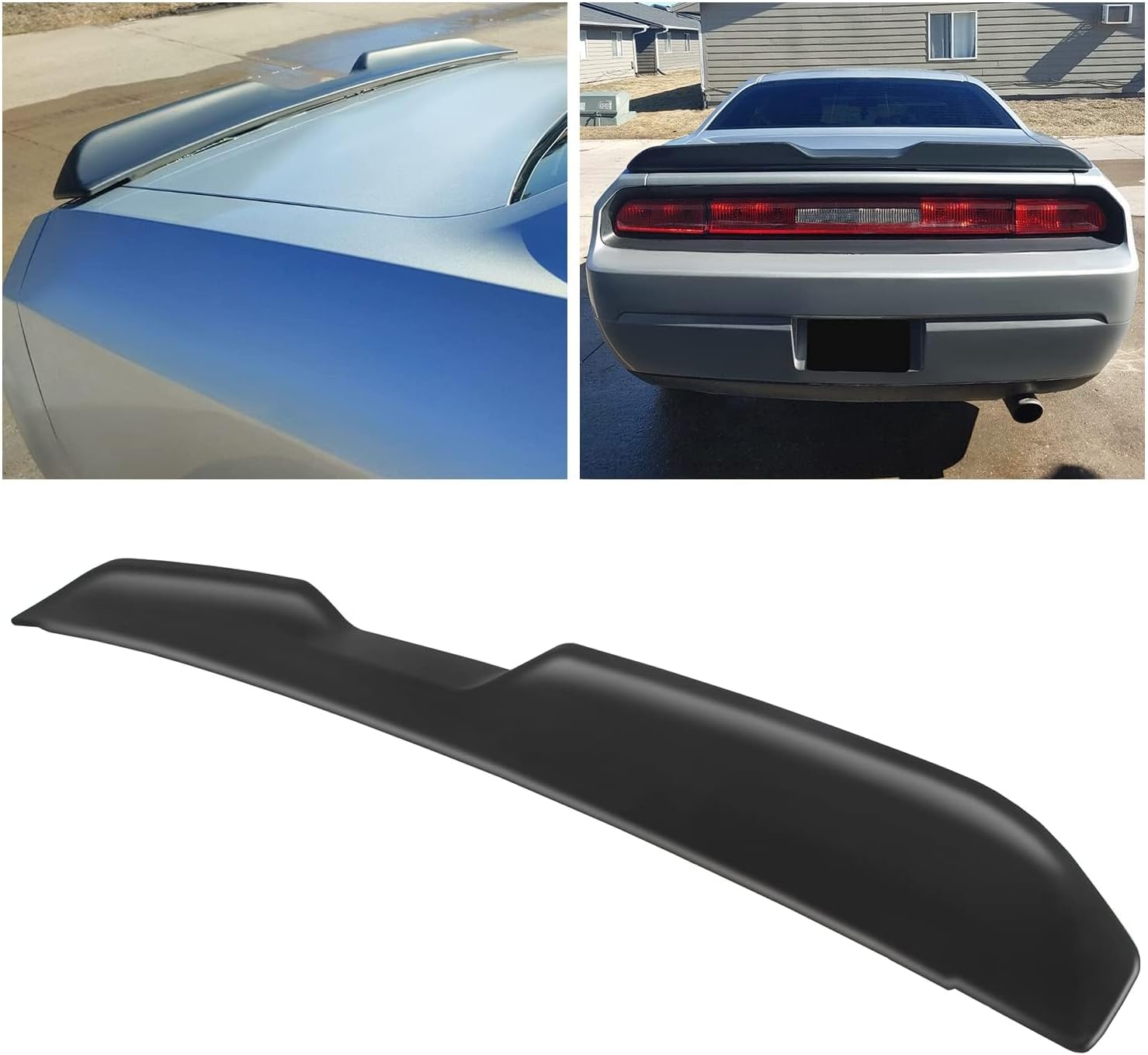 Amazon.com: Bonbo Rear Wickerbill Spoiler Fits for Dodge Challenger ...