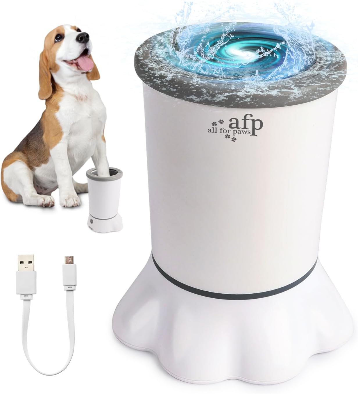 Amazon.com: ALL FOR PAWS Automatic Dog Paw Cleaner, Dog Foot Washer ...