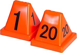 Amazon.com : Crime Scene Evidence Marker Versa Cones, Numbers 1-20, Red ...