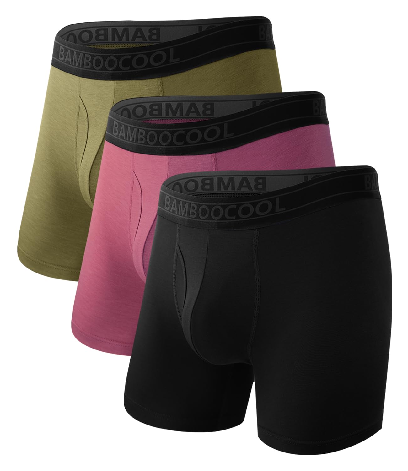 Snapklik.com : BAMBOO COOL Mens Underwear Breathable Boxer Briefs