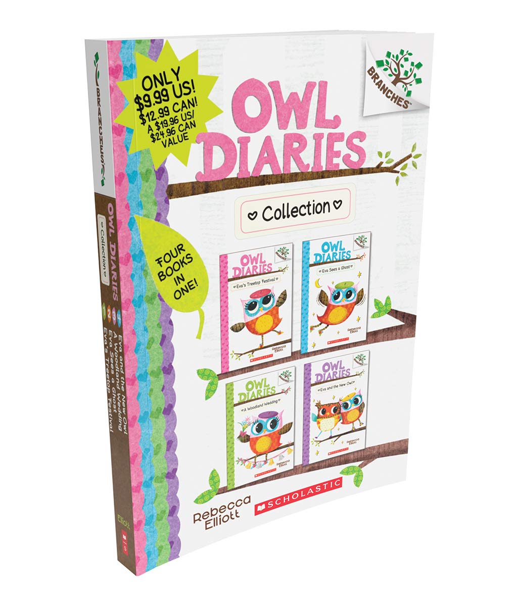 Amazon.com: Owl Diaries Collection (Books 1-4): 9781338305876: Elliott ...