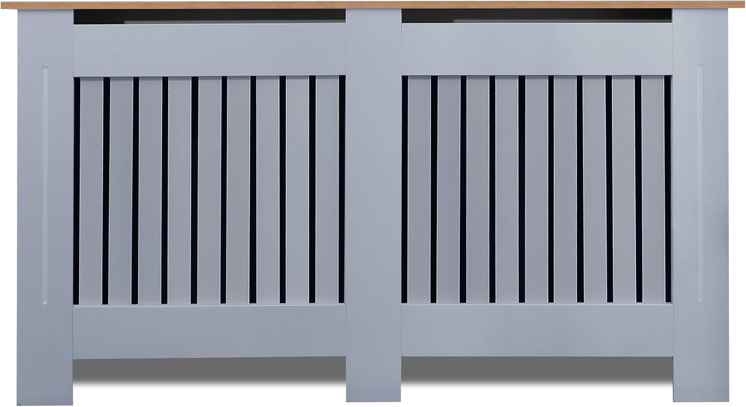 Radiator Cover Large, Radiator Cover, Vertical Slatted Modern Radiator ...