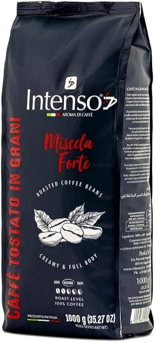 Intenso Italian Forte - Coffee Beans - 1 kg : Buy Online at Best Price ...