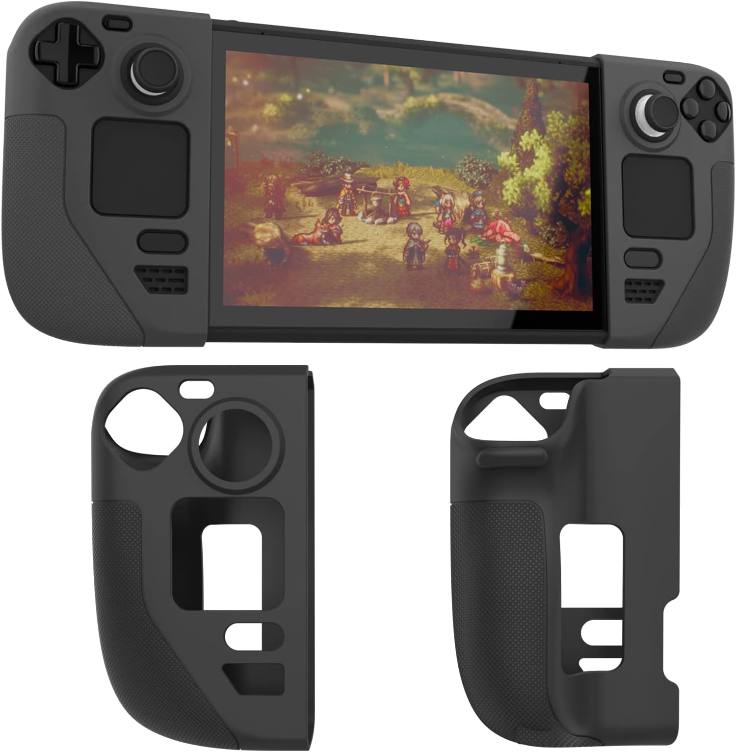 Amazon.com: SUIHUOJI Steam Deck/Steam Deck OLED Standing Protective ...