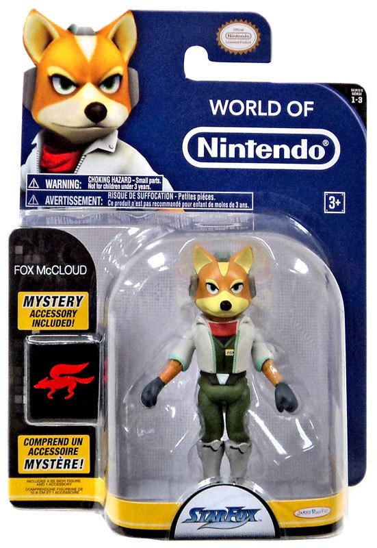 Amazon.com: World of Nintendo 4.25" Fox McCloud Figure Wave 3 : Toys ...