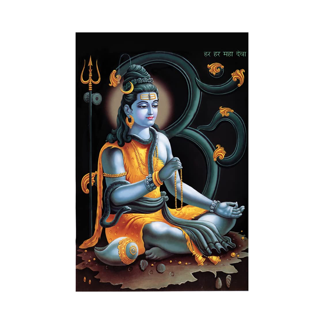 Dharvika Innovations Lord shiva posters for wall | mahadev posters for ...
