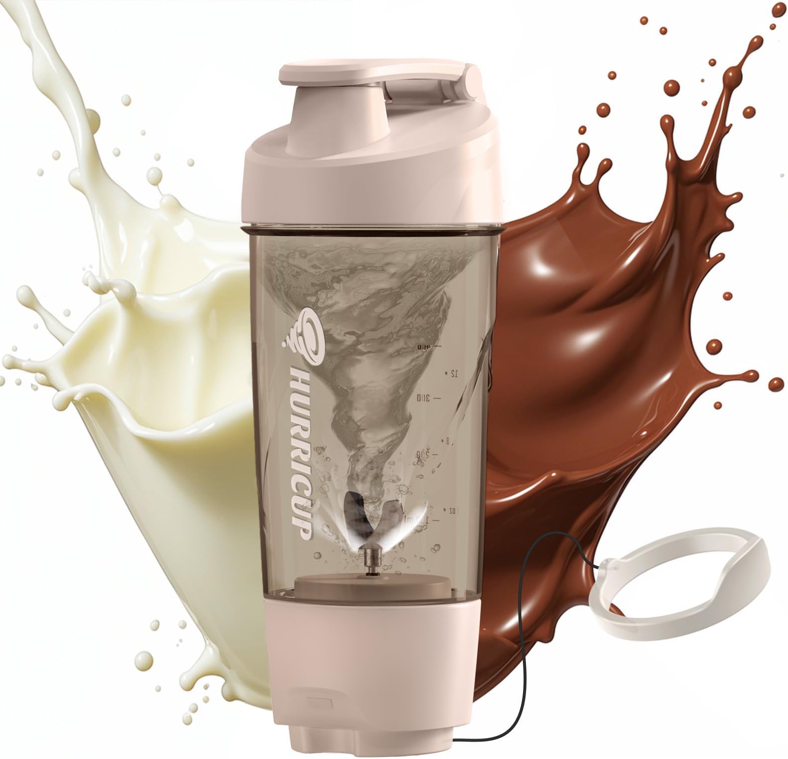 Amazon.com: HOTSEVEN Premium Electric Protein Shaker Bottle, Made with ...