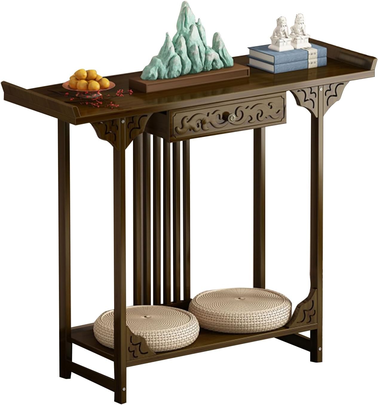 Amazon.com: Couches Tables Thin Window Table, Vintage Storage Console ...