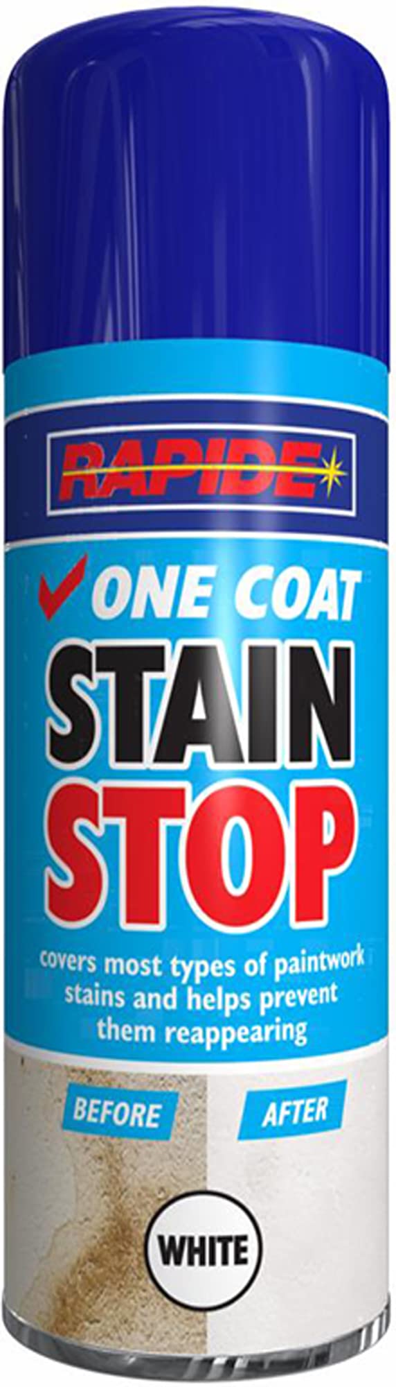 Q&H Stain Stop Paint Spray for Ceiling, Wall Nicotine, Pen Mark, Soot ...