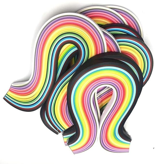 Brijsun Innovations Quilling Paper Strips for Art and Crafts, Paper ...