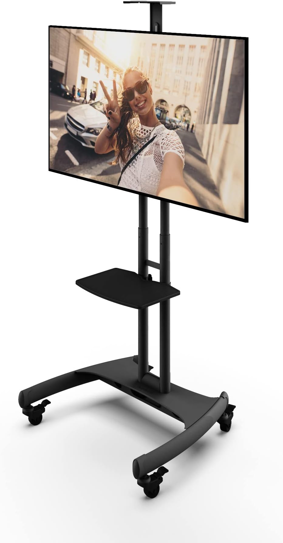 Amazon.com: Kanto MTM65PL Height Adjustable Mobile TV Stand with ...