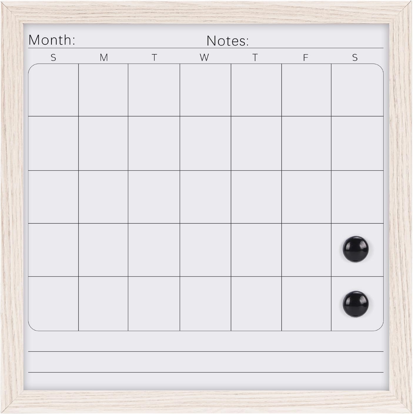 Amazon.com : EXYGLO Monthly Calendar Planner Board for Wall, Magnetic ...