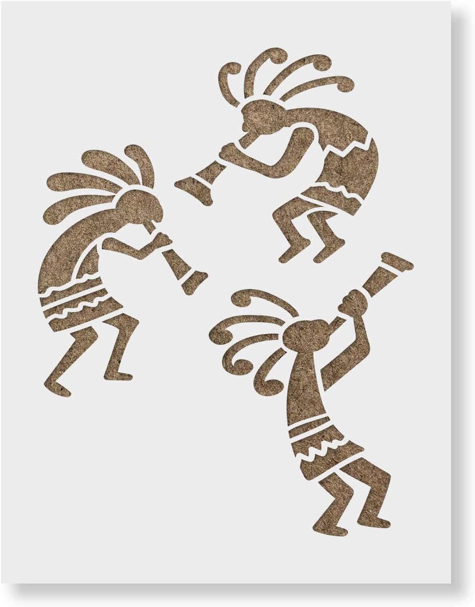 Amazon.com : Aztec Lizards Stencil - Craft Supply, Gecko Template ...