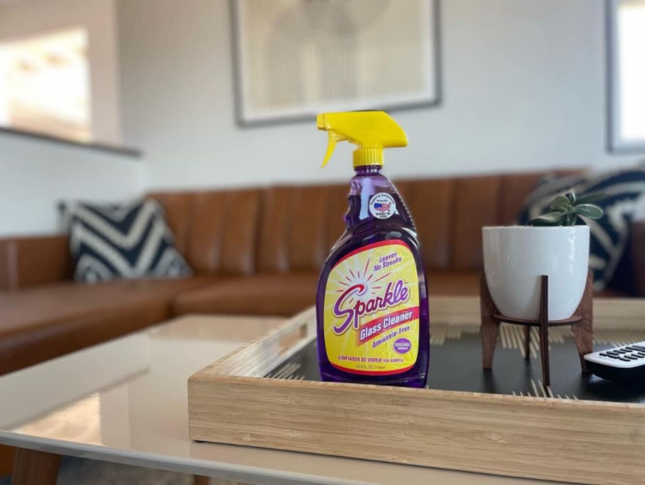 Sparkle Spray limpiador de vidrio, fórmula original sin amoníaco, no ...